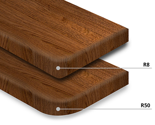 Parapet wewnętrzny Biały \ 4,0 CM \ R50 | PARAPET | Grupa GGD GoldDoor