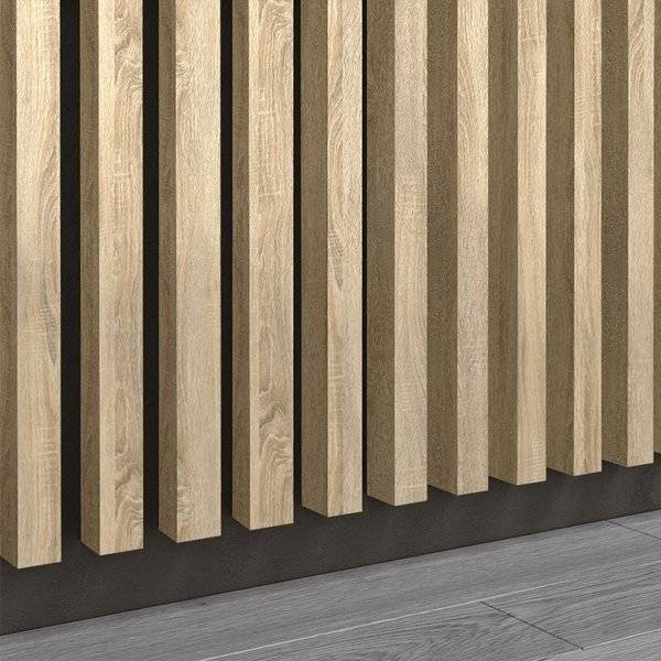 Jesion Capri - Lamele Premium 3D - Panele ozdobne ścienne akustyczne ...