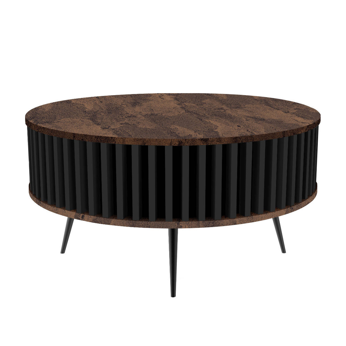 Stolik Kawowy Borneo - blat: K351 RT - kolor lameli: Czarny K351 RT ...